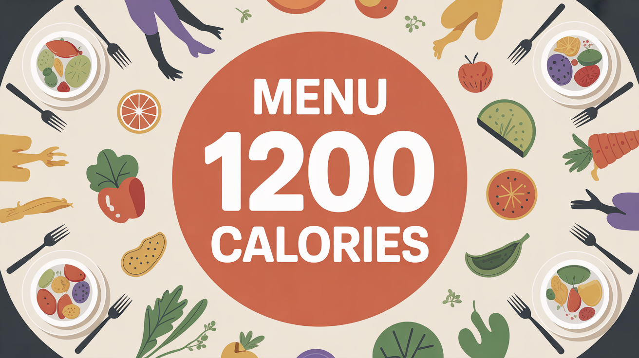 Régime 1200 calories menu : guide concret, menus détaillés e