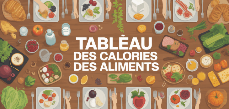 Tableau des calories dans les aliments : guide de référence pour mieux ...