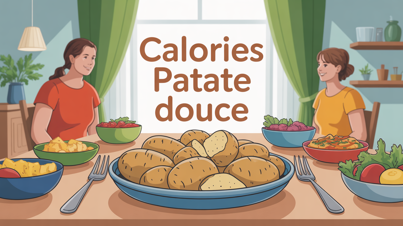 Calorie dans une patate douce : chiffres clairs et conseils
