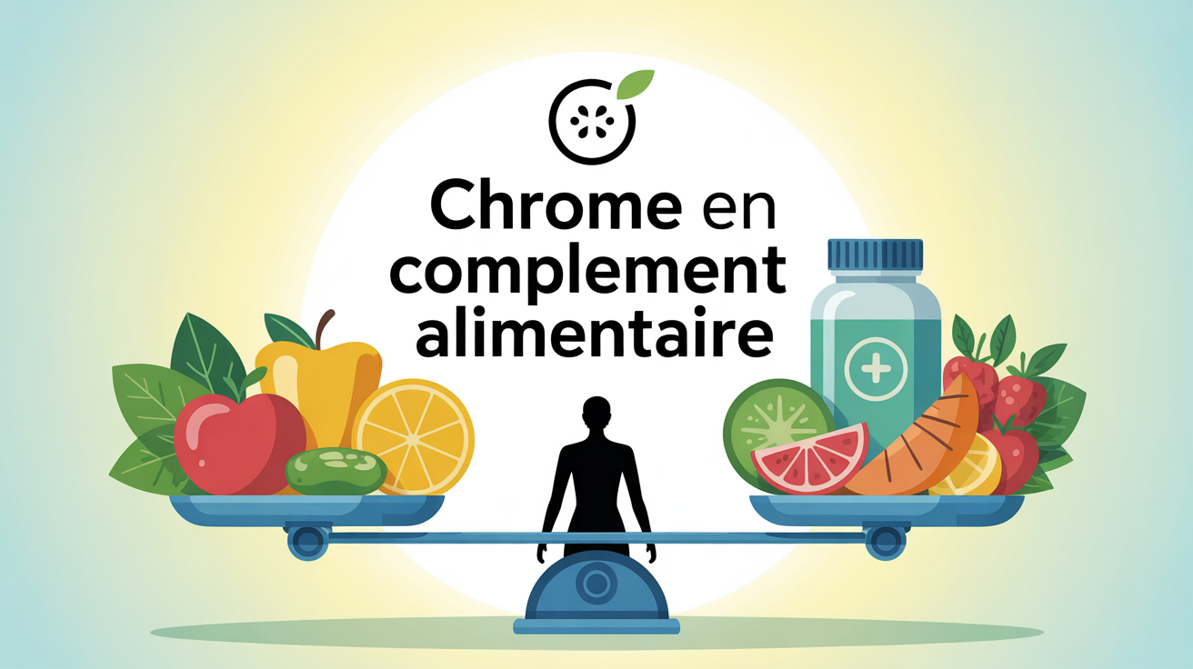 Chrome en complément alimentaire : que savoir avant d’agir p